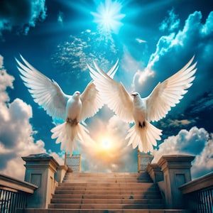 Dove PNG | 5 Blue Memorial Background Bundel | Sublimation Design ...