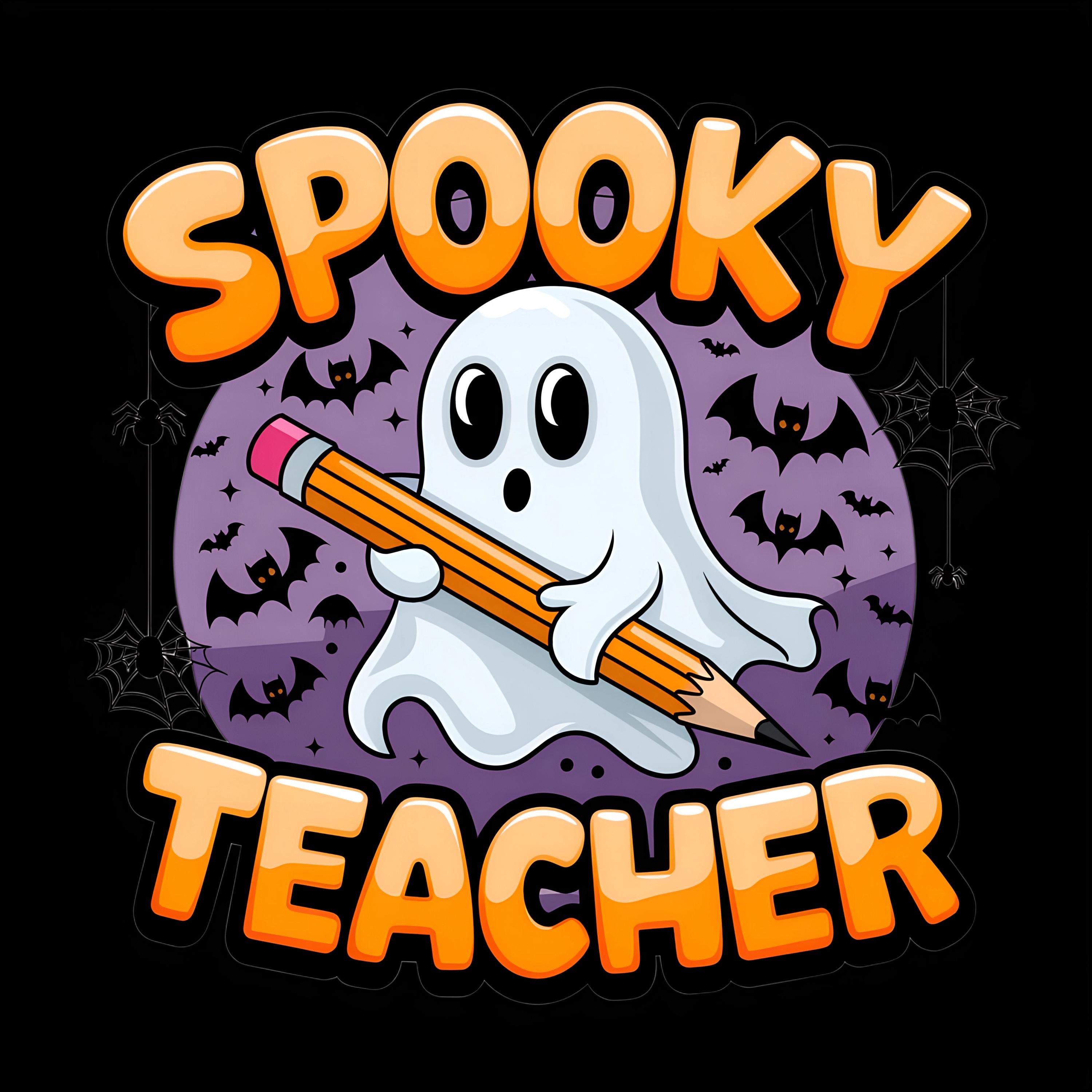 Halloween Teacher Png,spooky Teacher Png, Teacher Life Png, Back to ...