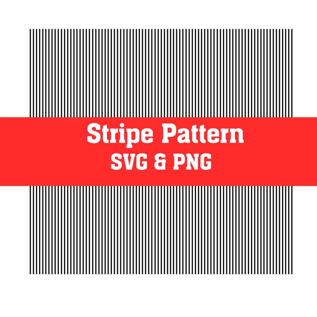 Stripe Pattern SVG, Seamless Pattern Png, Line Print Cut File, Digital ...