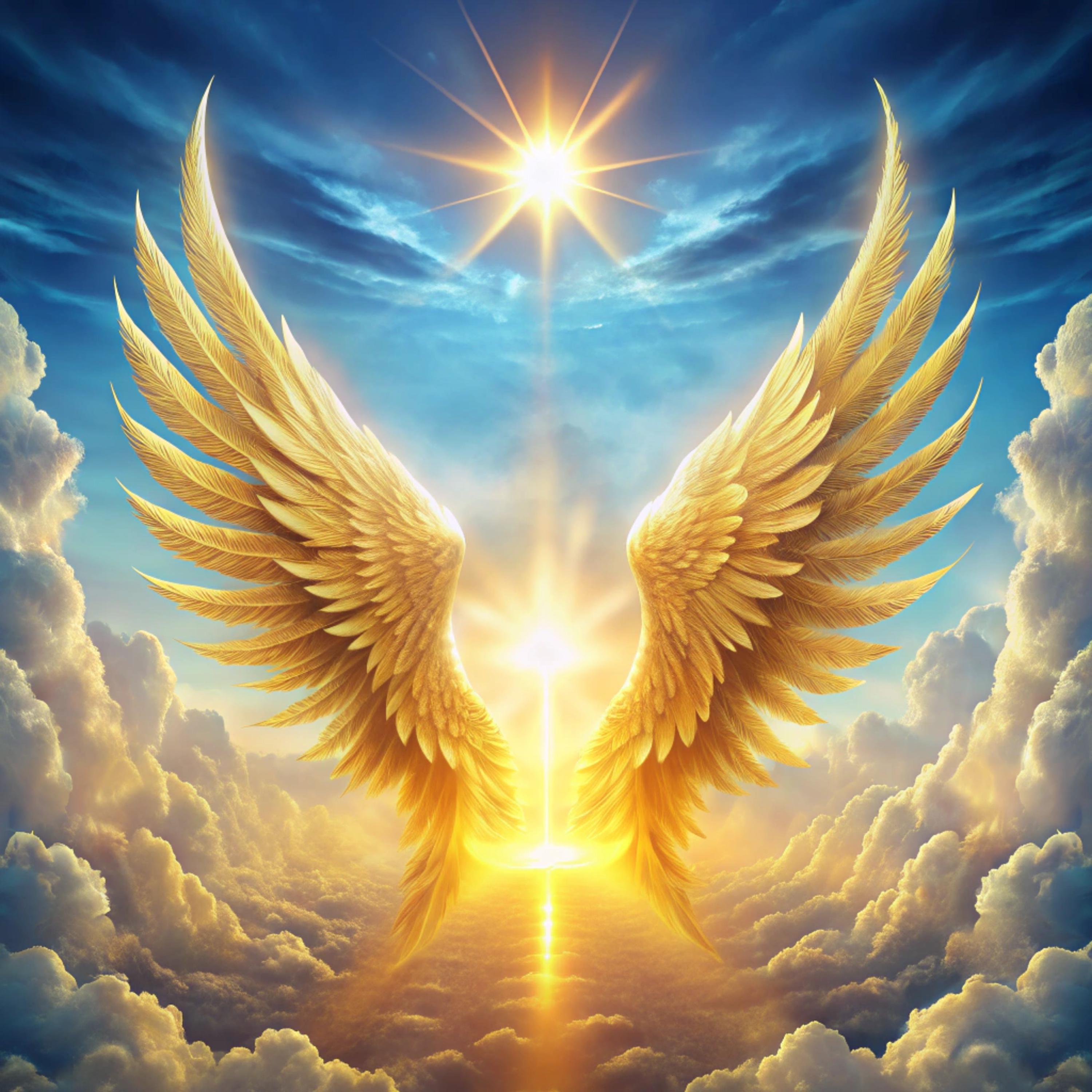 Elegant Funeral Backgrounds: Angel Wings Memorial Digital Images (PNG ...