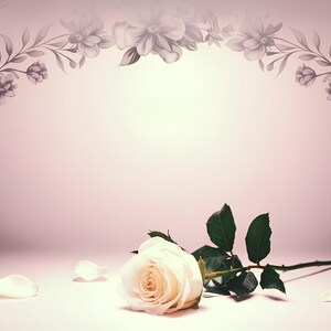 Elegant Funeral Background Images: Floral Set of 5 (digital Download ...