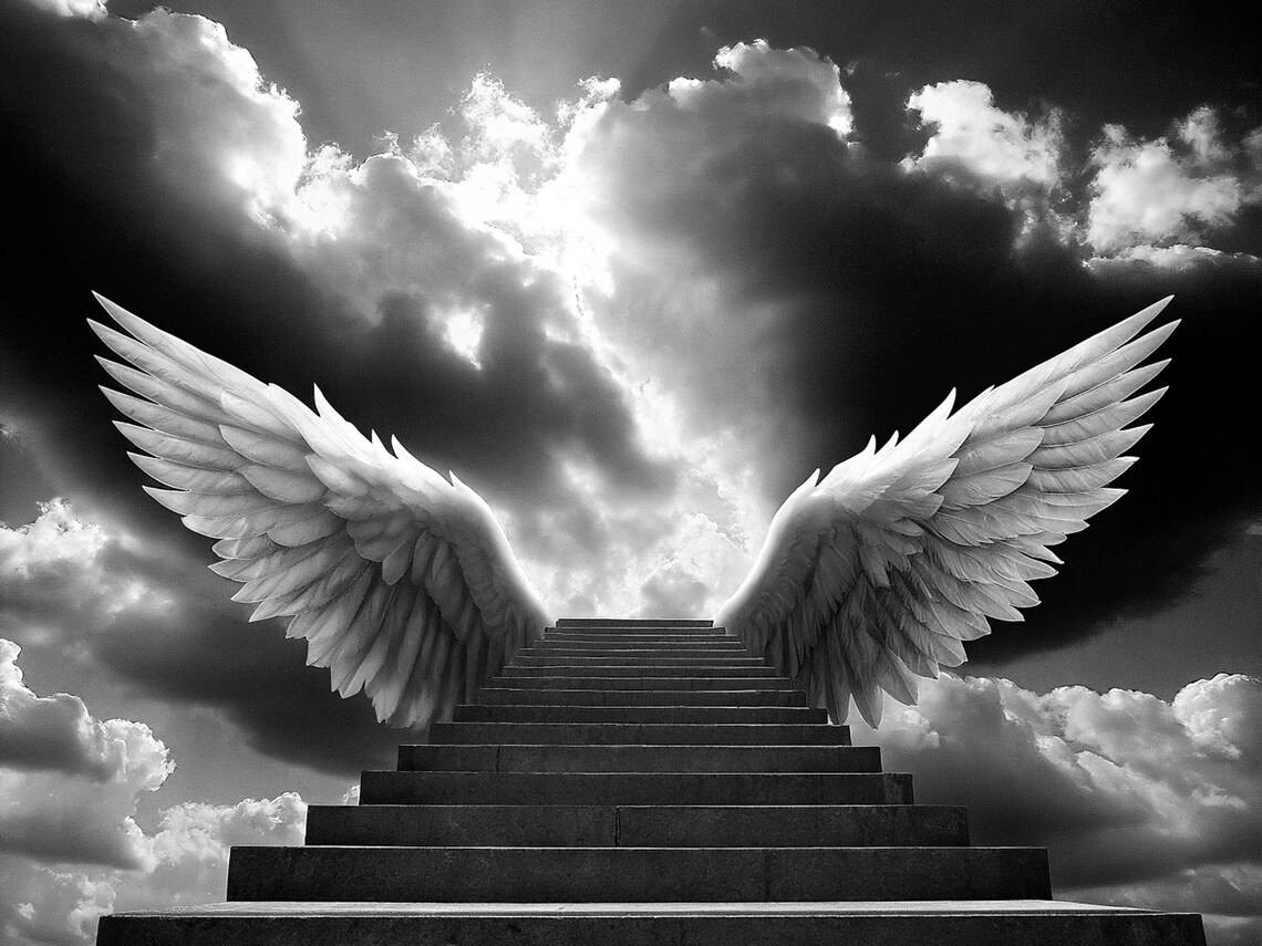 Rest in Peace Png, 5 Memorial Background , Stairs to Heaven, Rest in ...