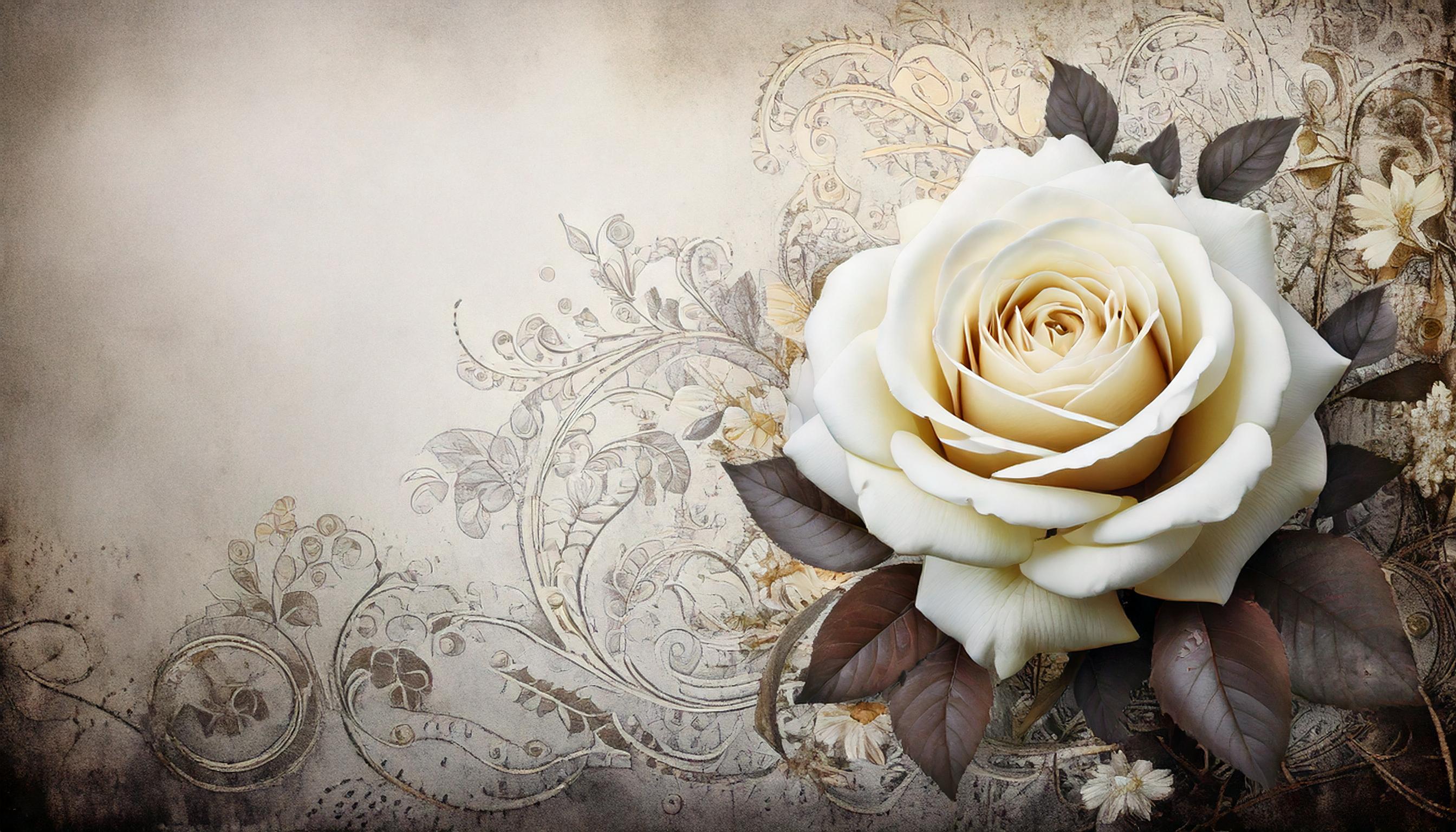 Elegant Funeral Backgrounds: Floral Memorial Card Designs (digital ...