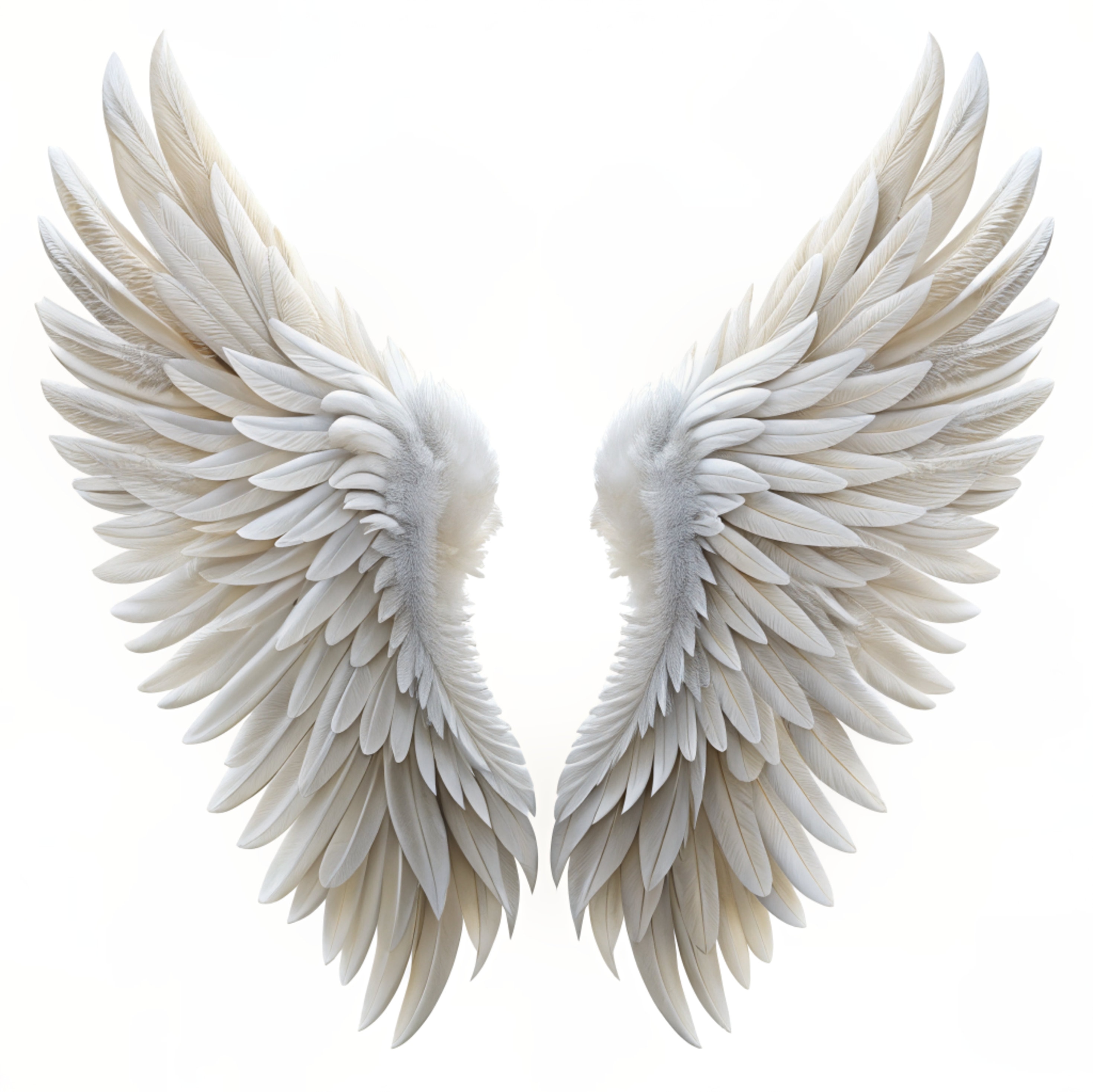 Angel Wings Clipart BUNDEL of 9 Halo Clipart, Heaven Clipart, White Wings PNG, Fairy Wings ...