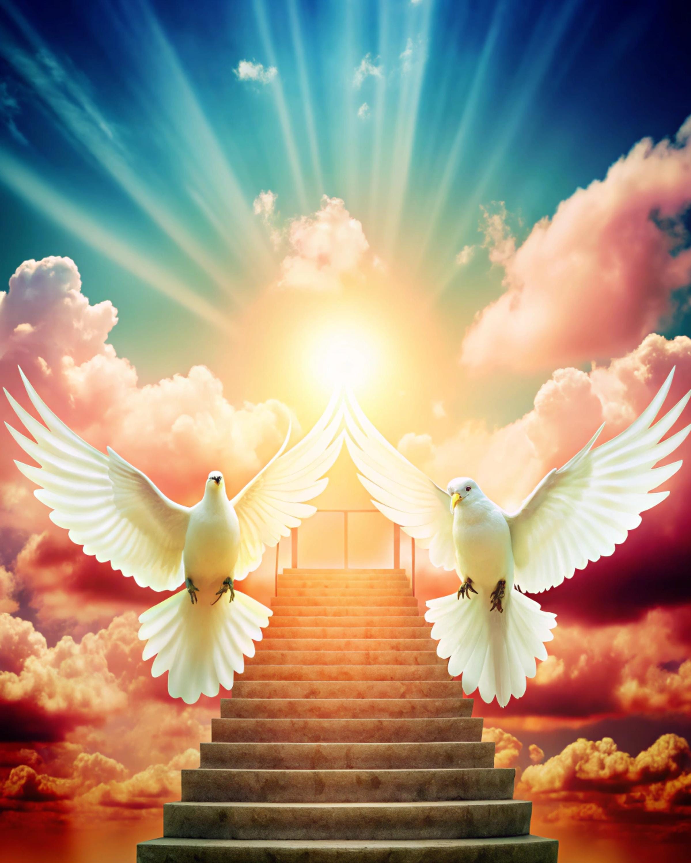 Dove PNG | 5 Blue Memorial Background Bundel | Sublimation Design ...