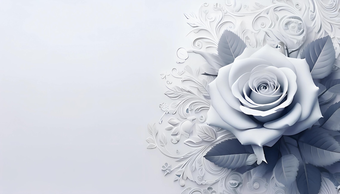 Elegant Funeral Backgrounds: Floral Memorial Design (digital Download ...