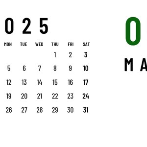 2025 Monthly Planner: Elegant Landscape Calendar (PRINTABLE PDF) - Etsy