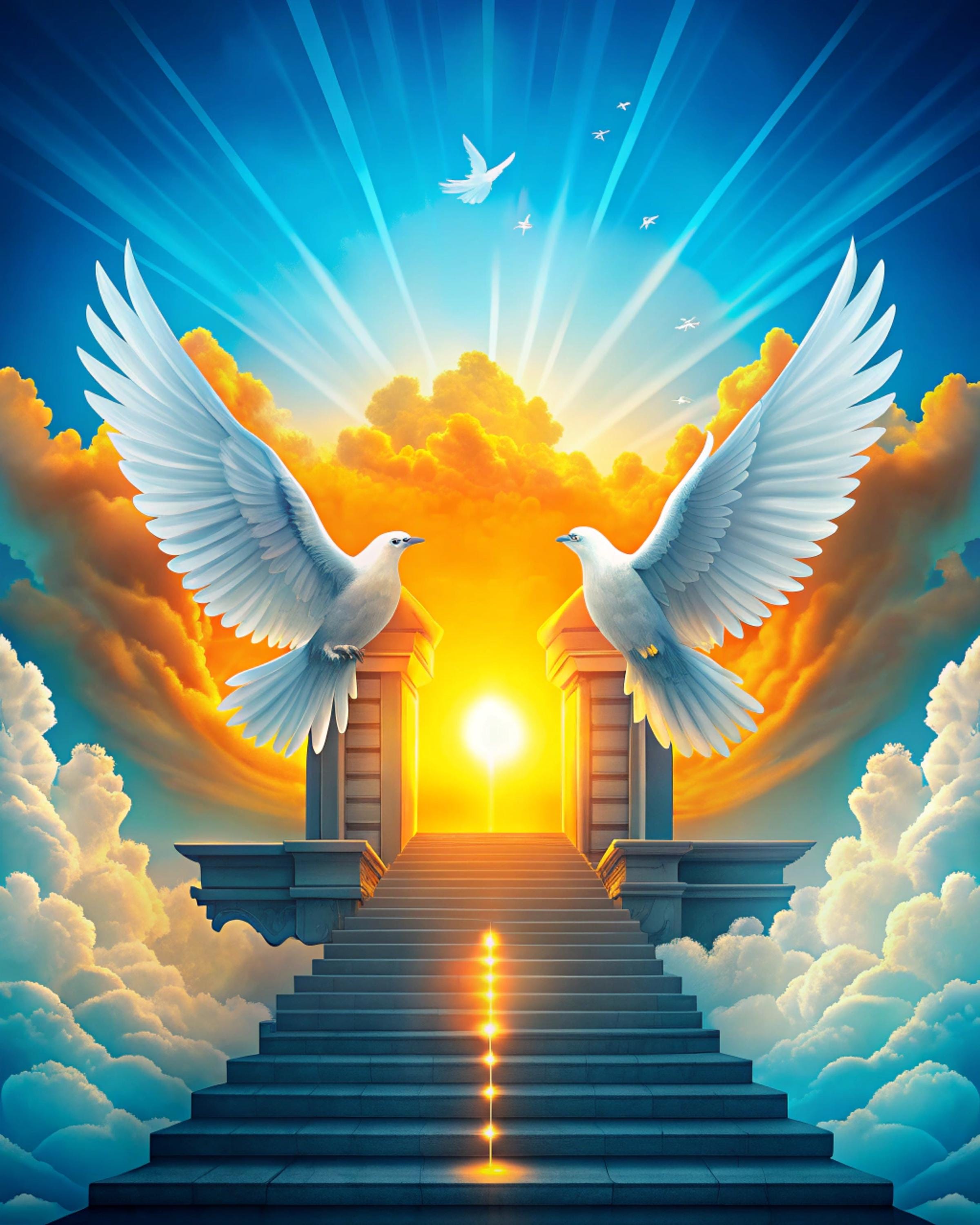 Dove PNG | 5 Blue Memorial Background Bundel | Sublimation Design ...