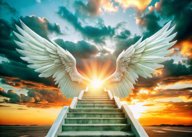 Rest in Peace Png, 5 Memorial Background , Stairs to Heaven, Rest in ...