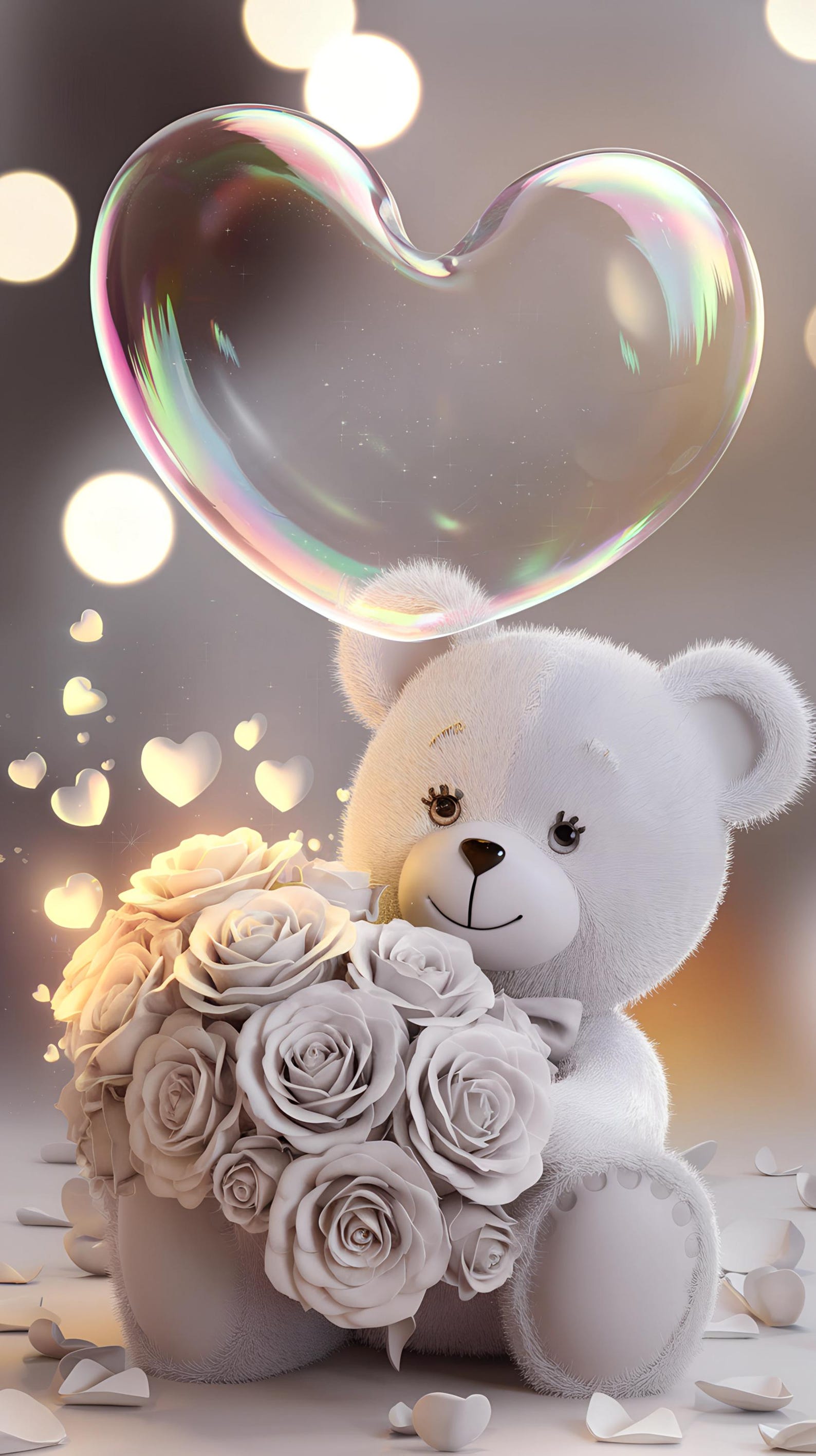 Adorable Set of 5 Teddy Bear Background Prints,teddy Bear Themed Bundle ...