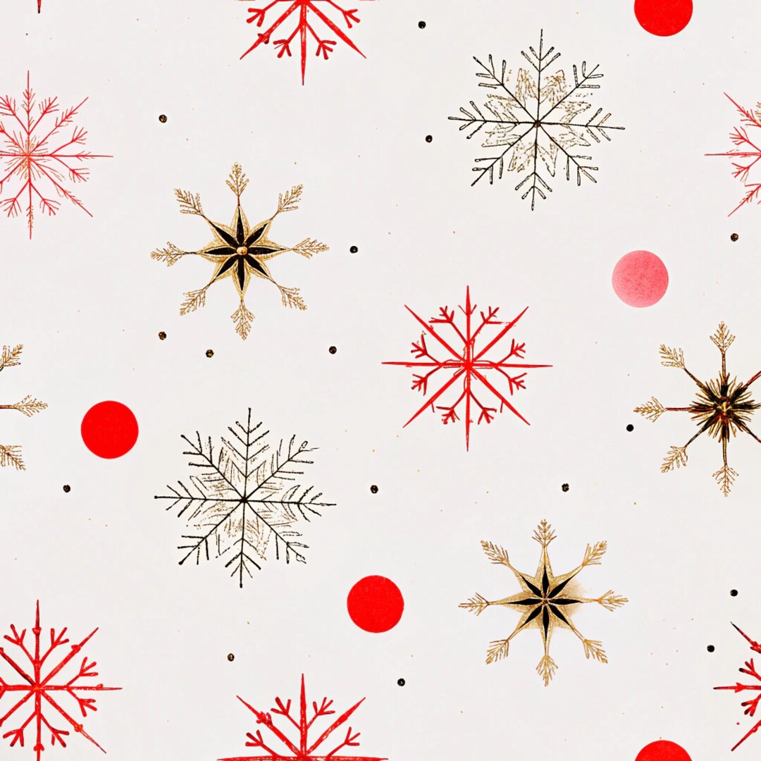 Christmas Digital Paper: Seamless Holiday Pattern (digital Download) - Etsy