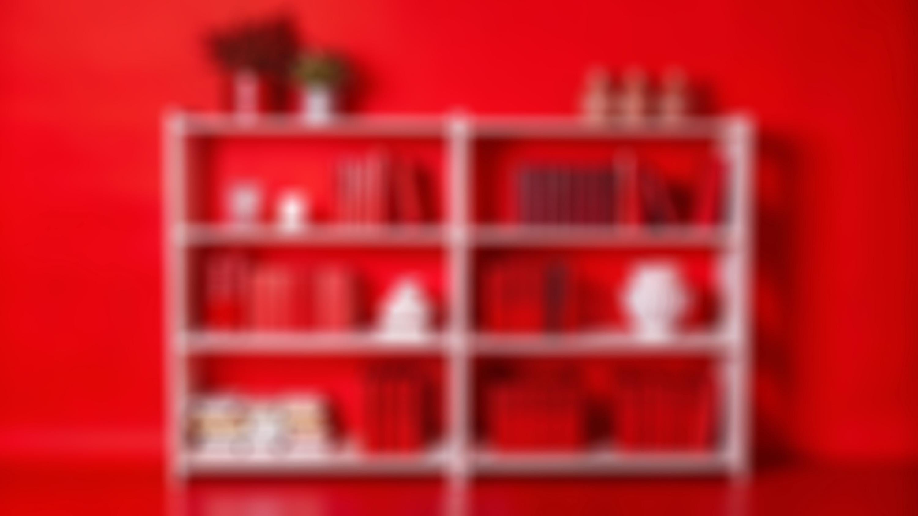 White Bookshelf Zoom Background | Zoom Background Home Office | Home ...