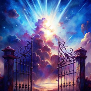 Memorial Heaven Background: Stairs to Heaven, Rest in Peace (PNG ...