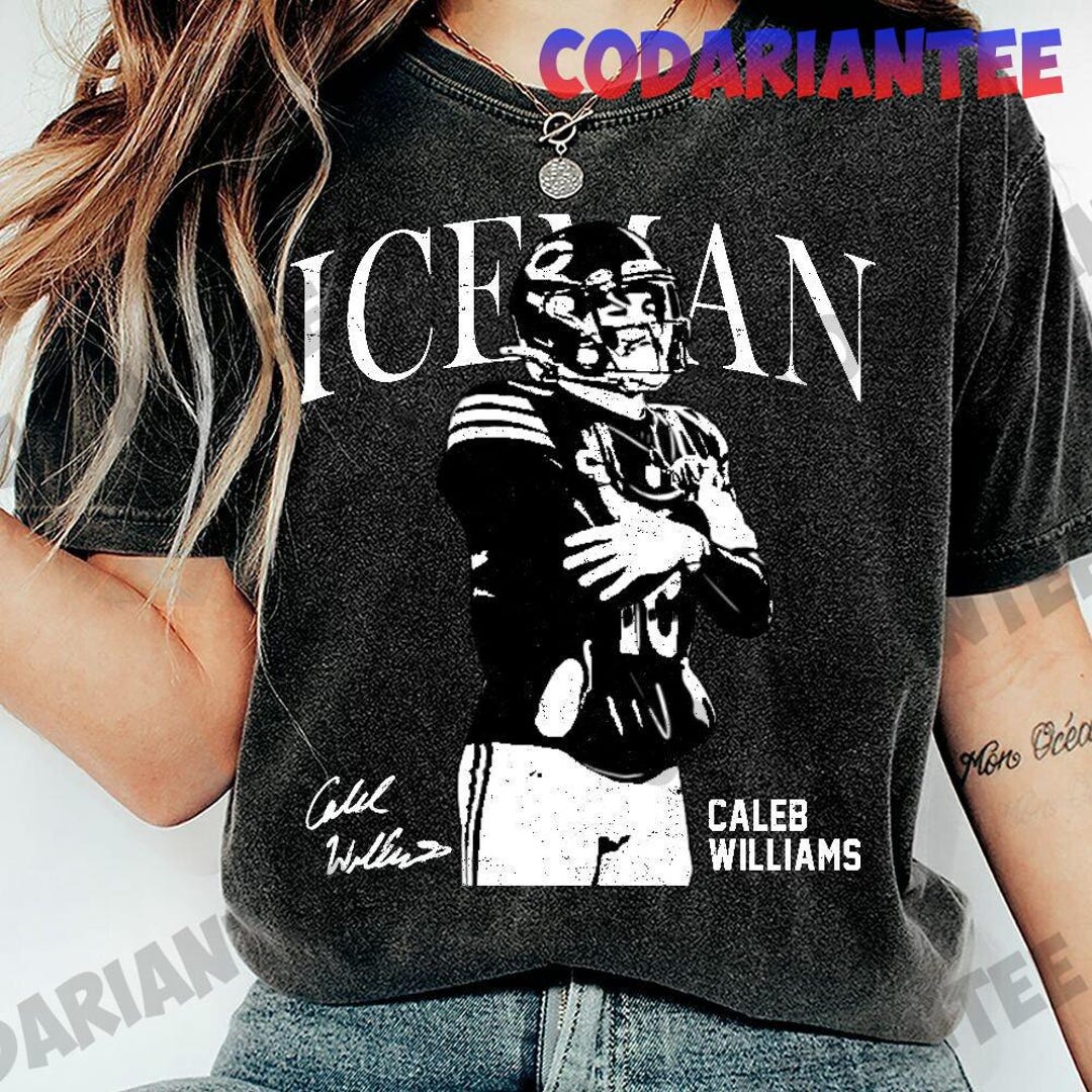 Caleb Williams ICE MAN Vintage 90s Shirt Football Fan Unisex - Etsy