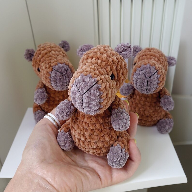 Cute Capybara Crochet Pattern, Capybara Amigurumi Crochet Pattern ...