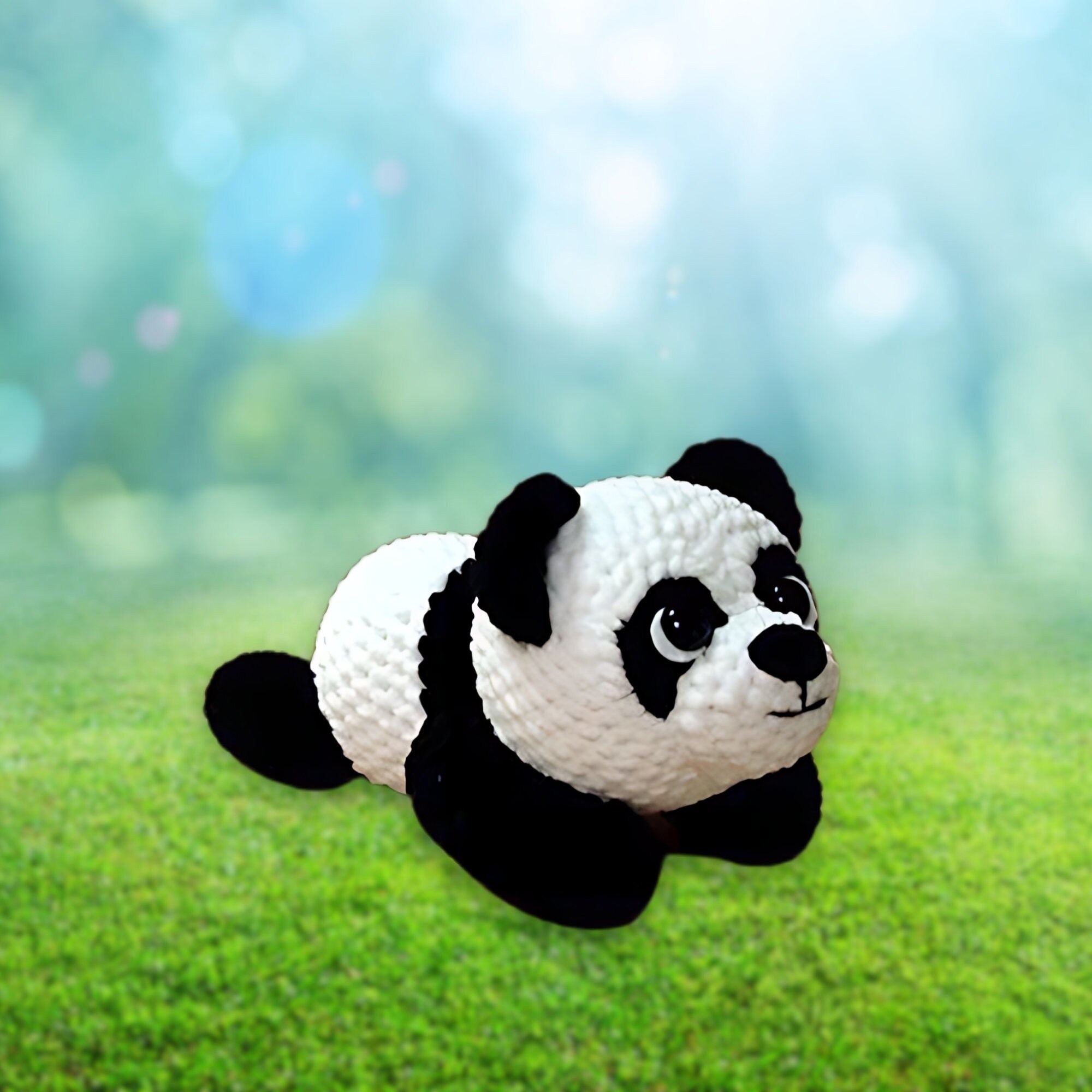 Big Panda Crochet Pattern, Panda Bear Amigurumi Crochet Pattern, Polar ...