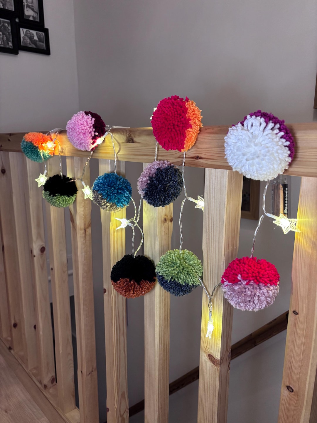 Pompom Fairy String Lights, Friend Gifts, Bedroom Lights,kids Room ...