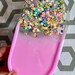 Pink Funky Resin Trinket Dish, Trinket Tray, Key Bowl, White Jewellery ...