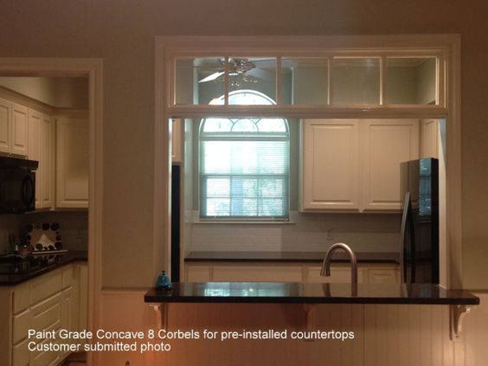 Corbel Concave 8 for Pre-installed Countertops by Tyler | Etsy