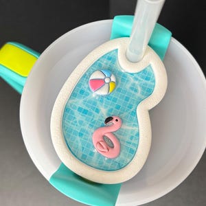 Summer Pool Party Stanley Cup Topper – Mini Swimming Pool With Beach ...