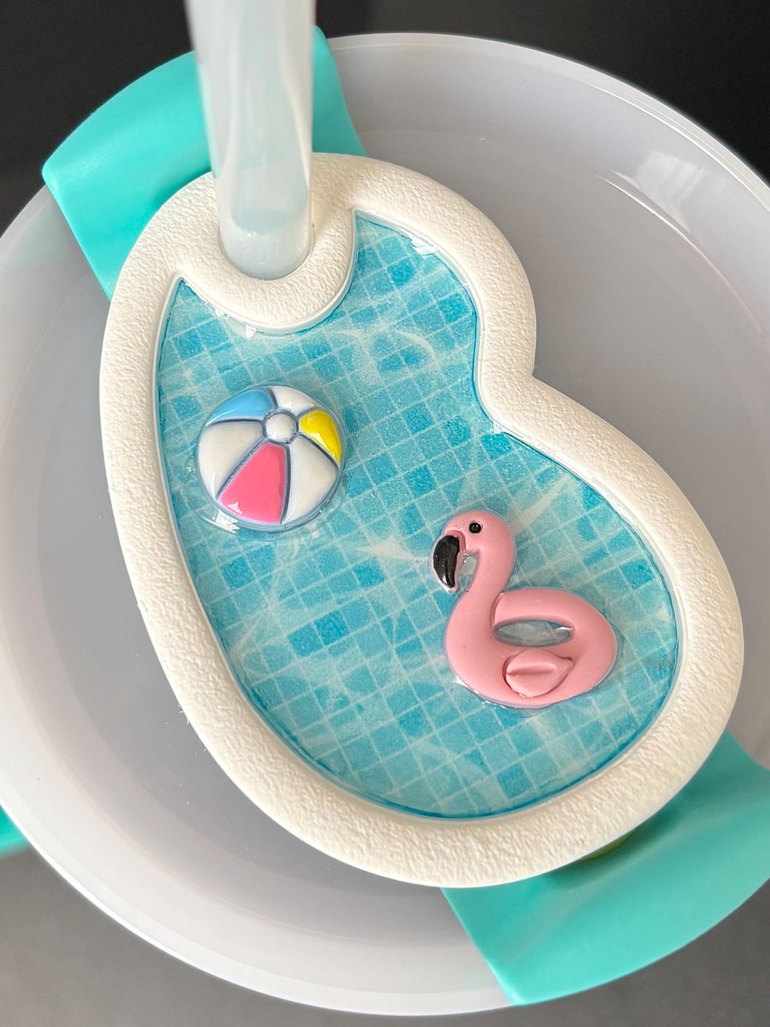 Summer Pool Party Stanley Cup Topper – Mini Swimming Pool With Beach ...