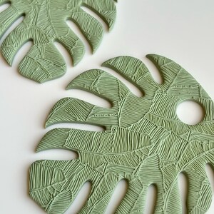 Green Textured Monstera Leaf Stanley Cup Topper 30oz or 40oz Stan Cup ...