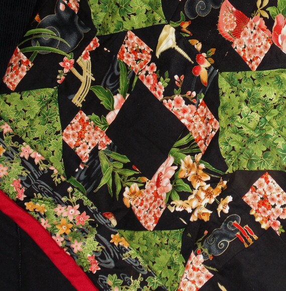 Handmade Asian-inspired Quilt | Etsy