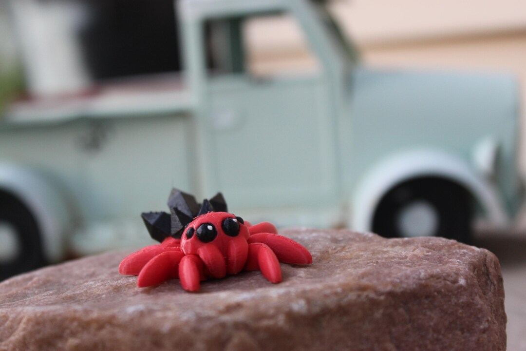 3D Printed Crystal Spider - Etsy