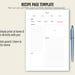 Simple Recipe Template Printable, Fillable Recipe Page, Cook Book ...