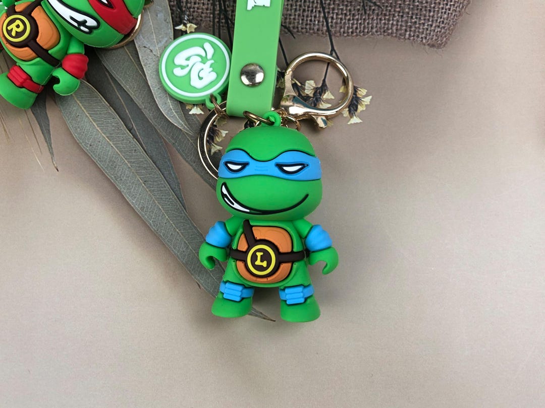 Teenage Mutant Ninja Turtles Keyrings-raphael Keychain-silicone ...