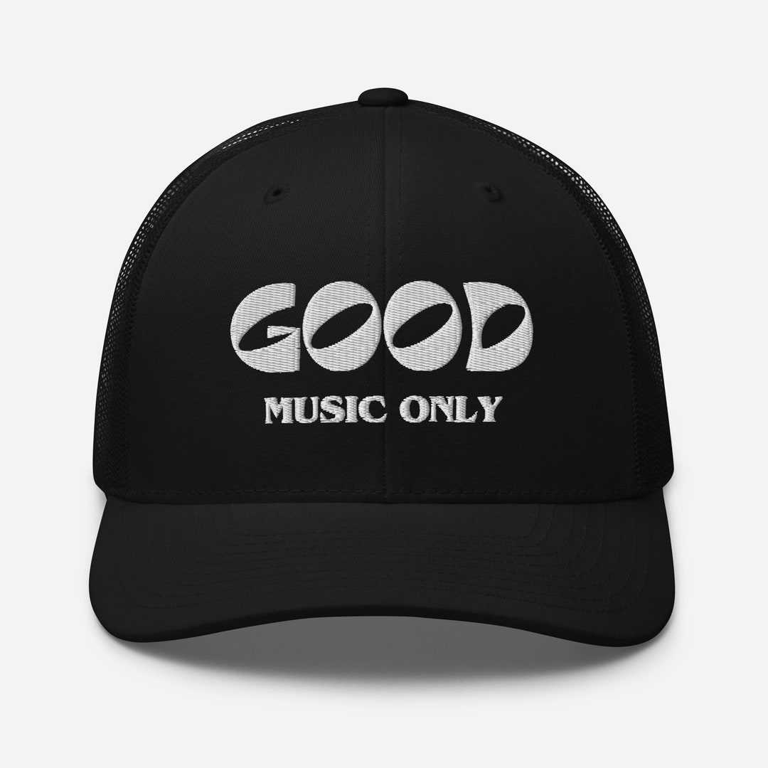 Good Music Trucker Hat | Vintage-inspired Mesh Back Cap for Music ...