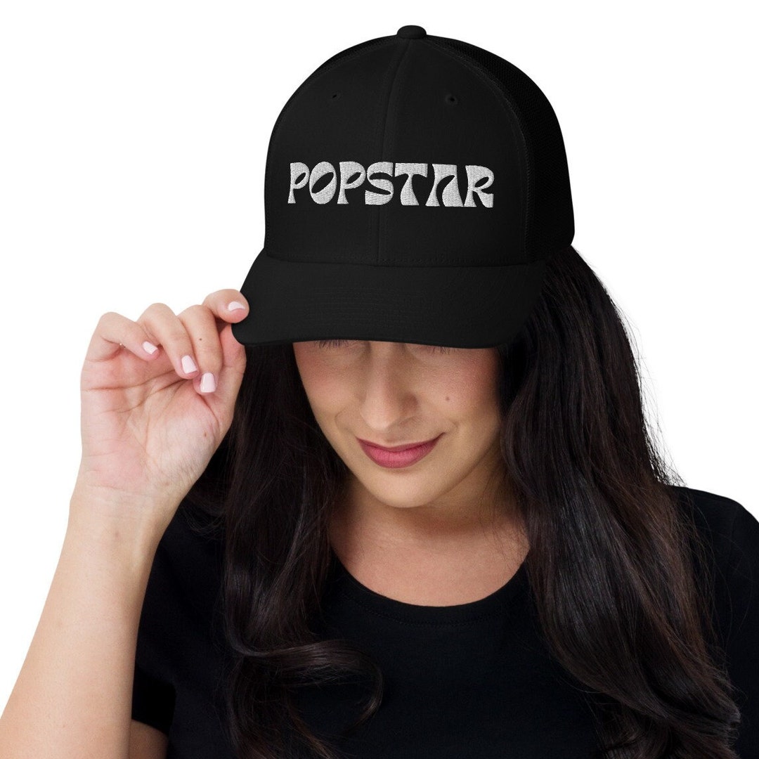 Popstar Trucker Hat | Vintage-inspired Mesh Back Cap for Music Lovers ...