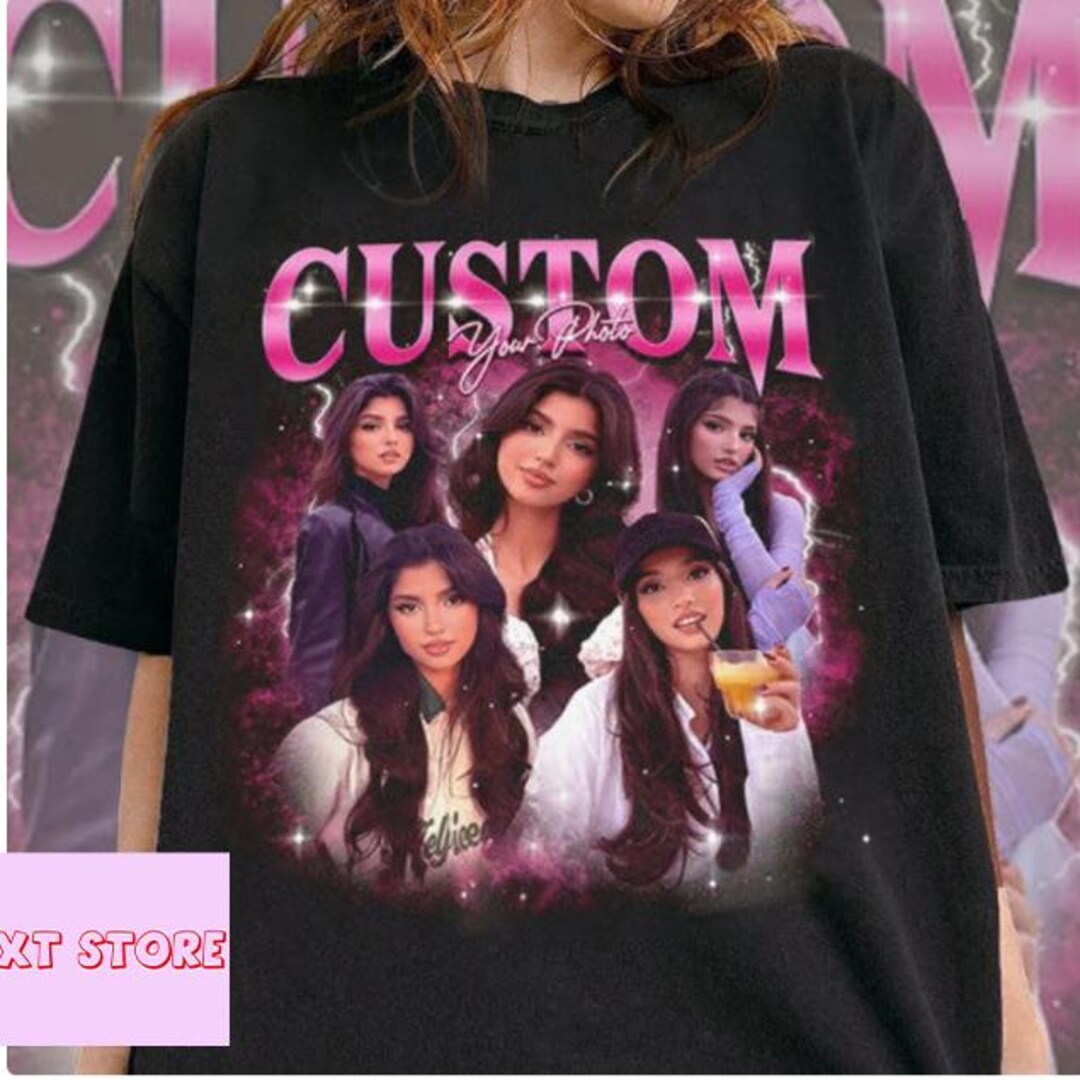 Custom Bootleg Rap Shirt, Custom Photo Shirt, Birthday Gift, Custom 90 ...