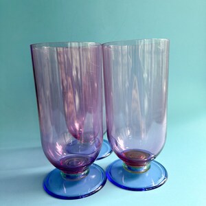 Vintage Precisioncraft Tri-color Acrylic Glasses / Plastic Iced Tea ...
