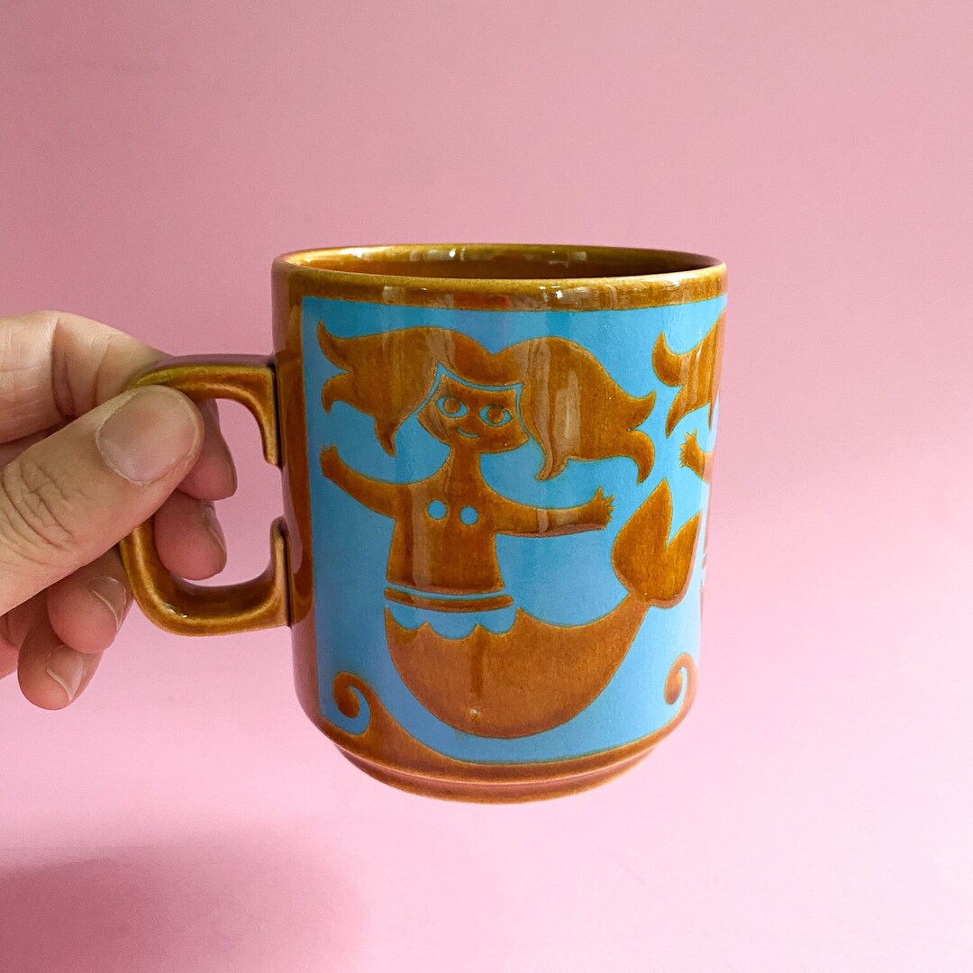 Vintage Hornsea Mermaid Mug / John Clappison Coffee Mugs Tea - Etsy