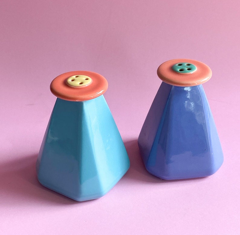 Vintage Lindt-stymeist Colorways Salt and Pepper Shakers / Mid Century ...