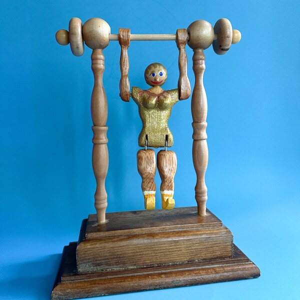 Wooden Acrobat Toy - Etsy