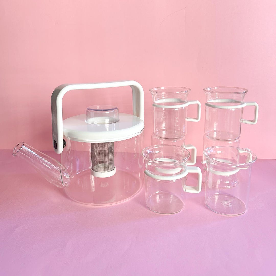 Vintage Bodum Denmark Carsten Jorgensen Era Tea Cup Set and Tea Pot ...