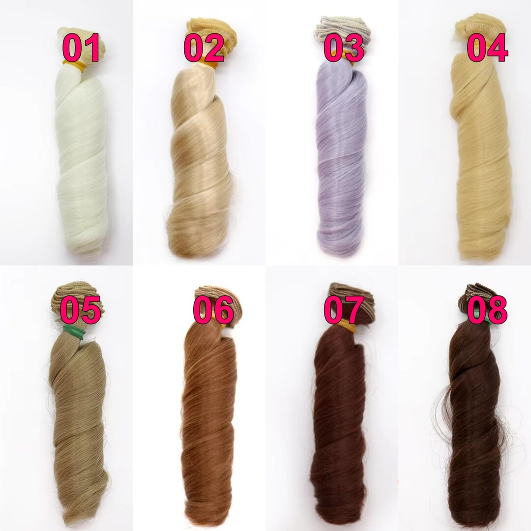 15cm Curly Doll Hair for Doll Makings - Etsy