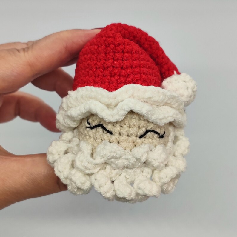 2 in 1 Mr. and Mrs. Claus Crochet Pattern, Christmas Ornament Tutorial ...