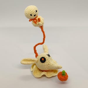 Ghost Dog Crochet Pattern – Halloween Amigurumi PDF Tutorial in English ...