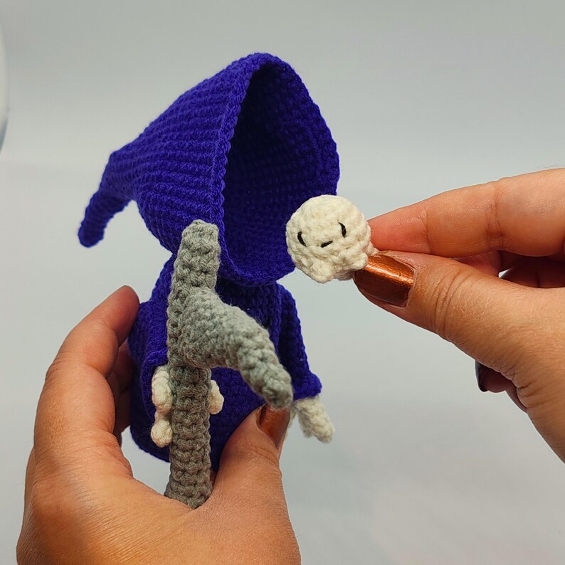 Crochet Grim Reaper Pattern, Cute Creepy Amigurumi Tutorial PDF in English, Ghost Crochet ...