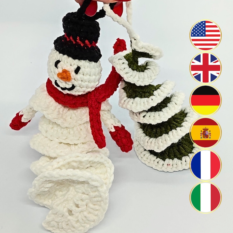 Crocheted Christmas Spinner - Etsy