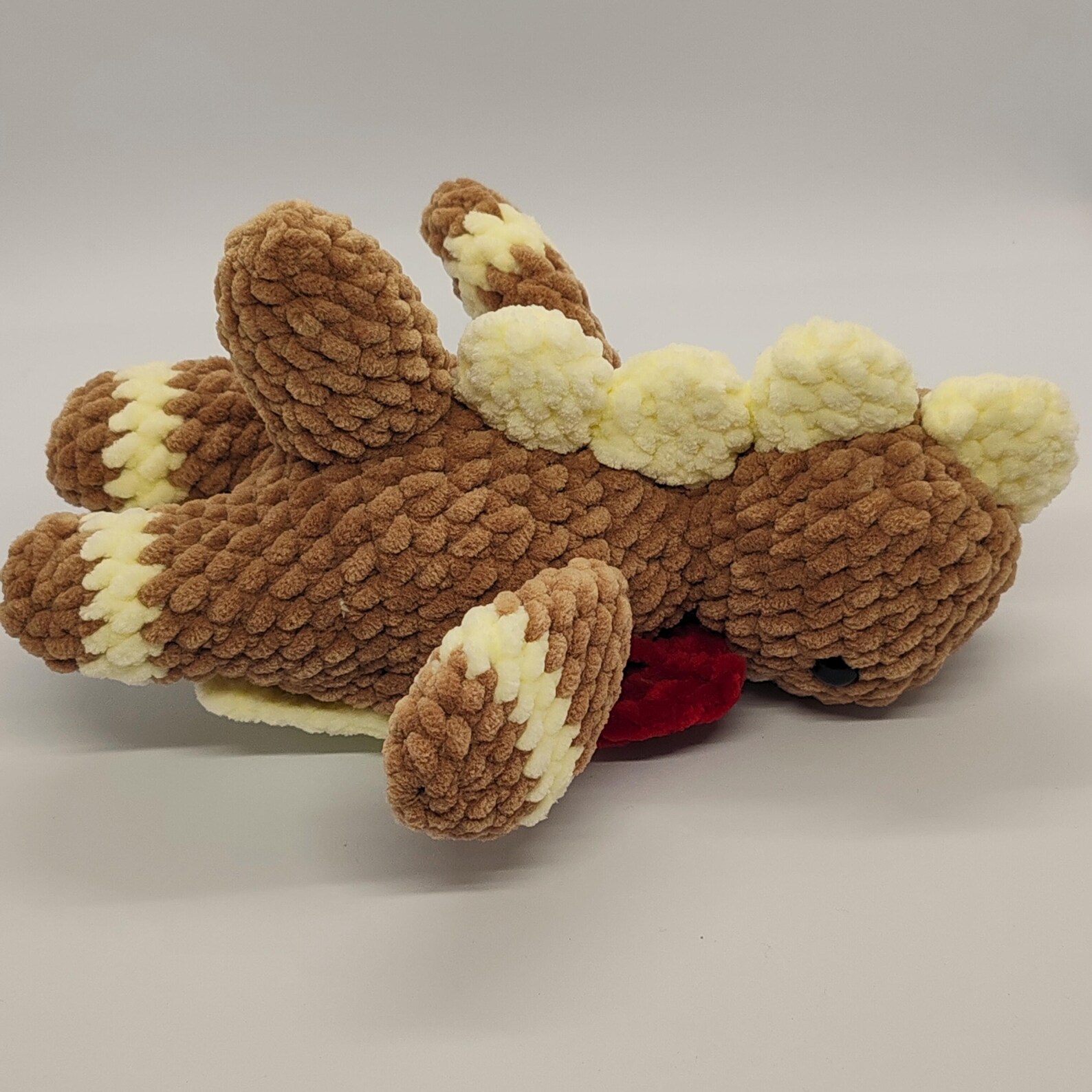 Gingerbread Dinosaur Amigurumi Crochet Pattern, Christmas Dino (PDF) - Etsy