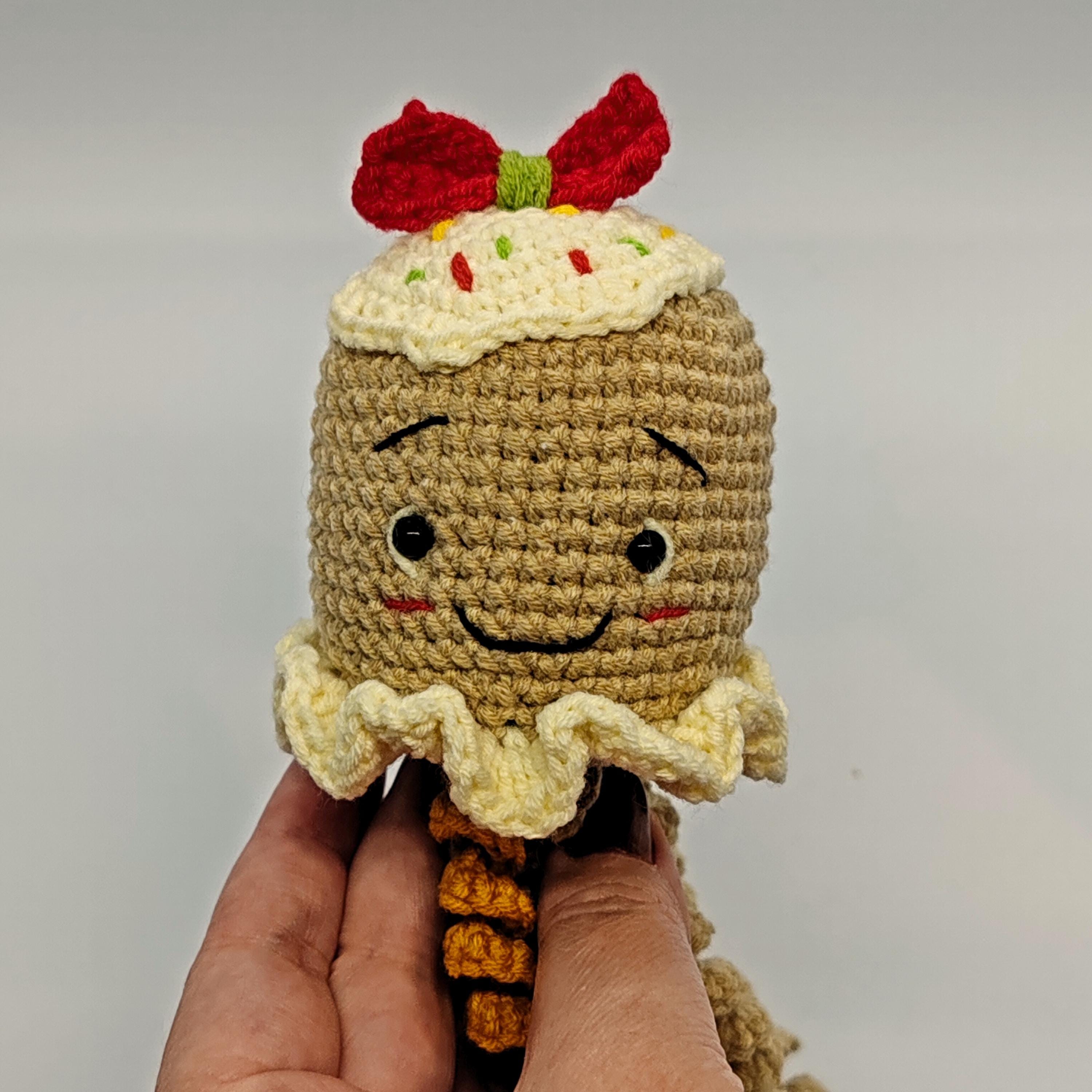 Gingerbread Sea Animals Crochet Pattern, Jellyfish & Turtle Amigurumi ...