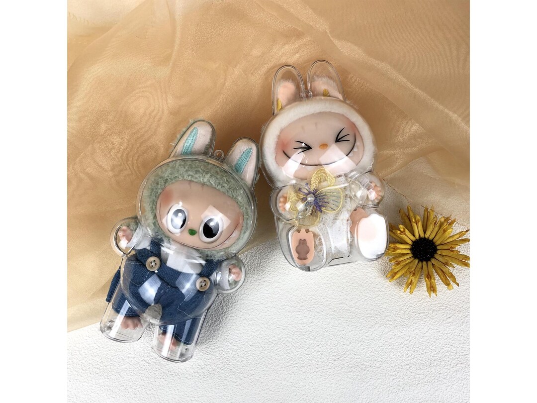 Labubu Dust Cover Dolls Cover Labubu Protective Case Labubu Plastic ...