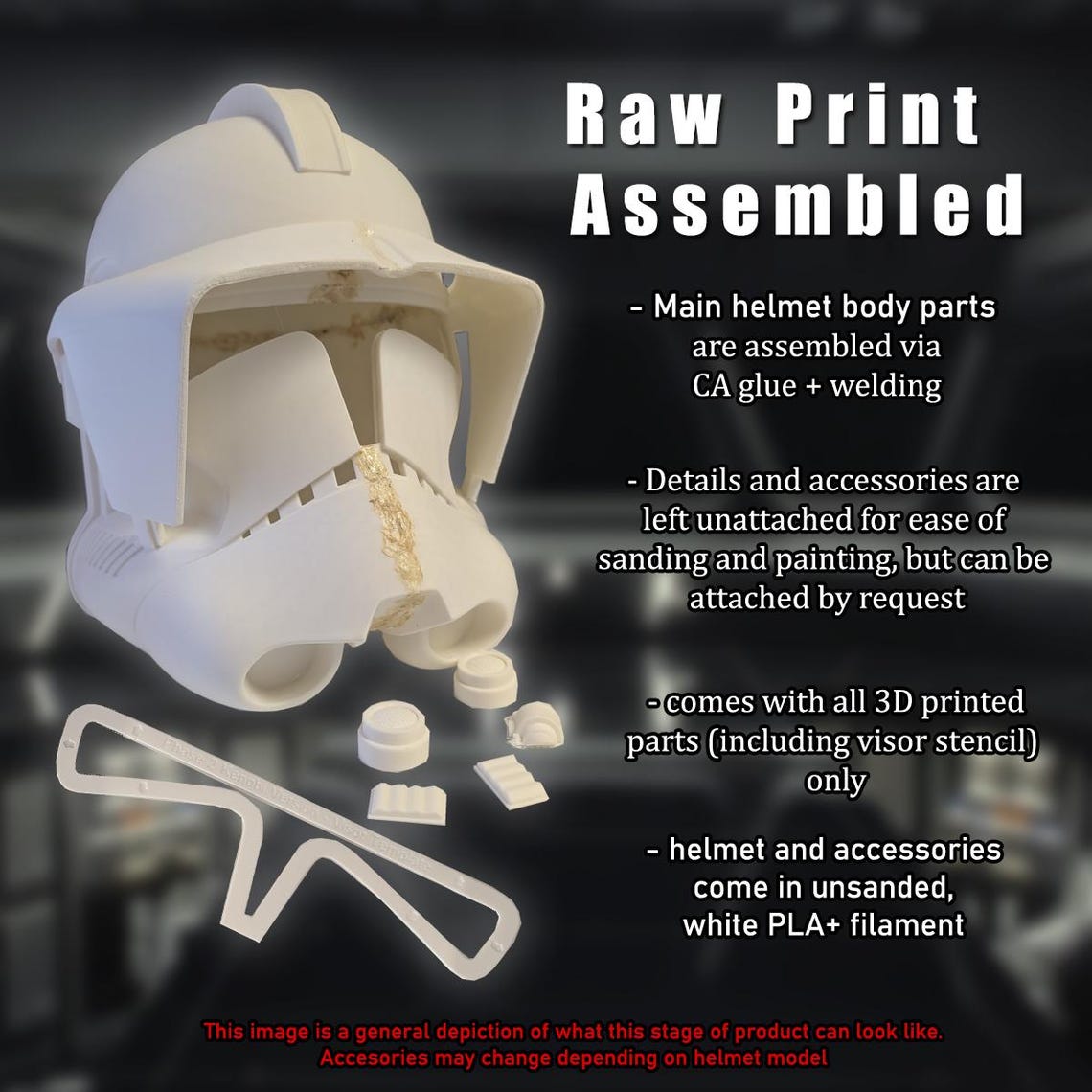 Star Wars Custom Captain Rex Phase II Helmet 3D Printed - Etsy