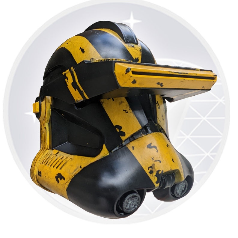 Star Wars Custom Clone Commander Helmet 3D Printed - Etsy