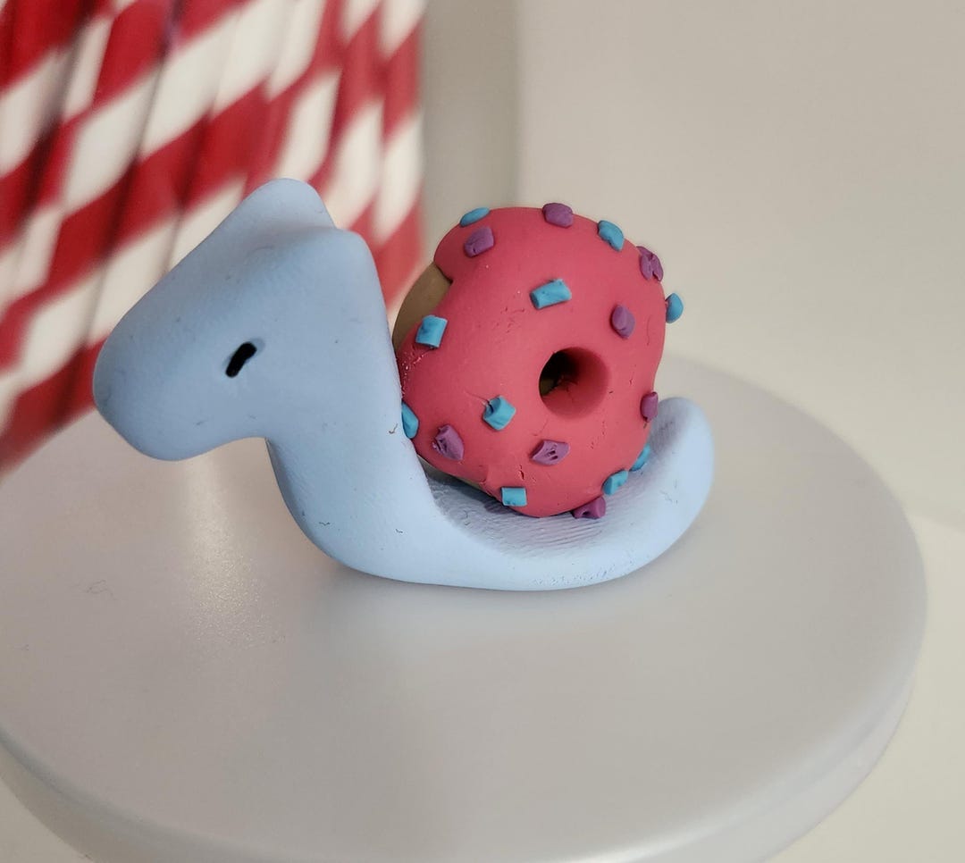 Whimsical Snail Muse Adorable Desk Donut - Etsy