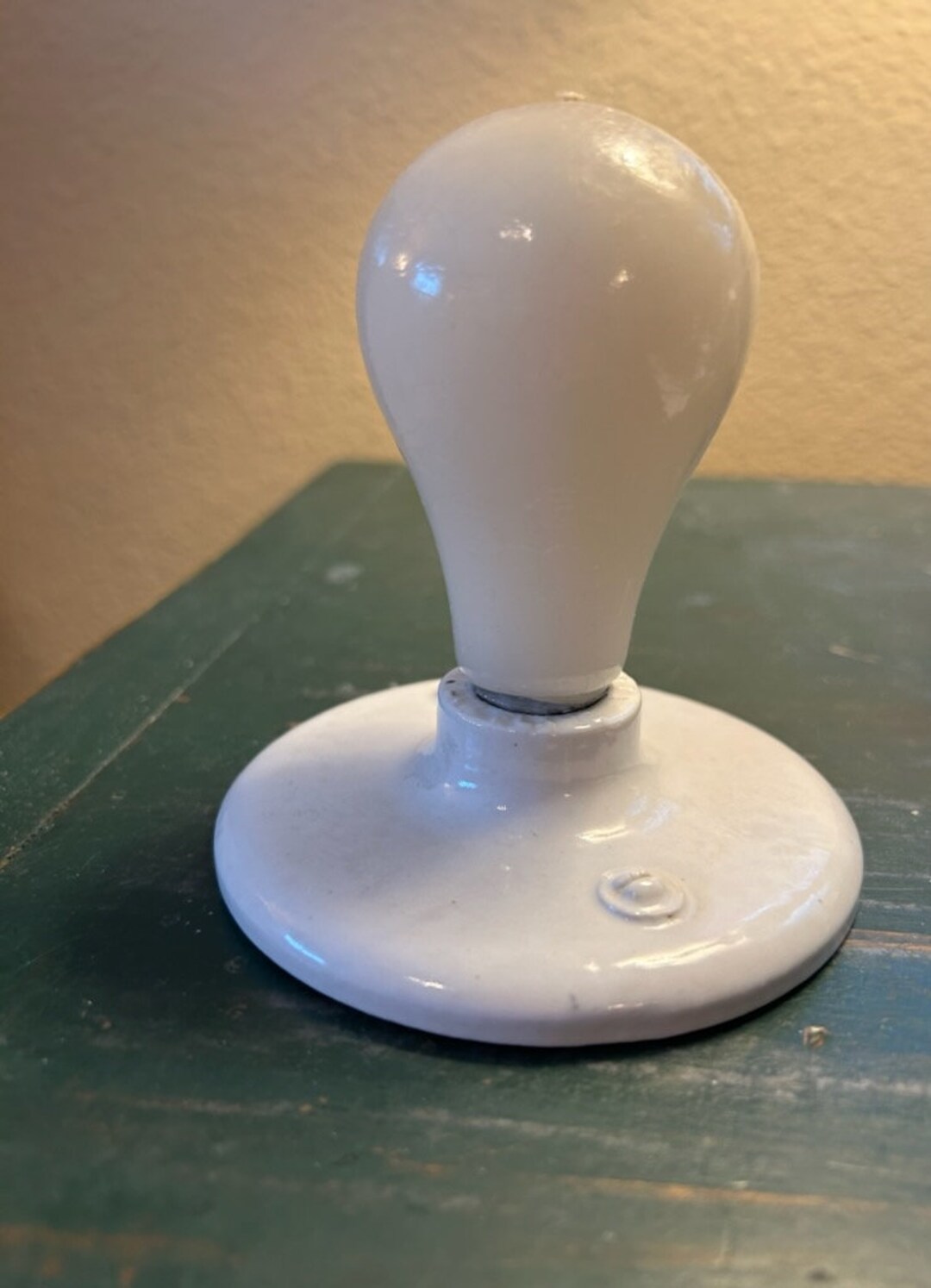 Candle, Light Bulb Shape, Light Bulb Base, Faux Ceramic, Faux Light ...
